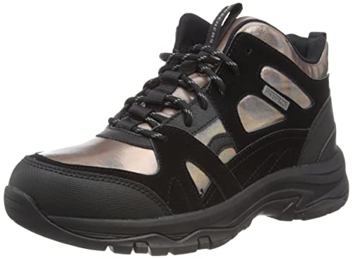 Skechers Womens Trego Brilliant Hue Black Hiking Boots Boots 6
