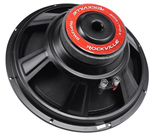 Rockville RVP12W8 600 Watt 12" Raw Replacement DJ PA Subwoofer 8 Ohm Sub Woofer