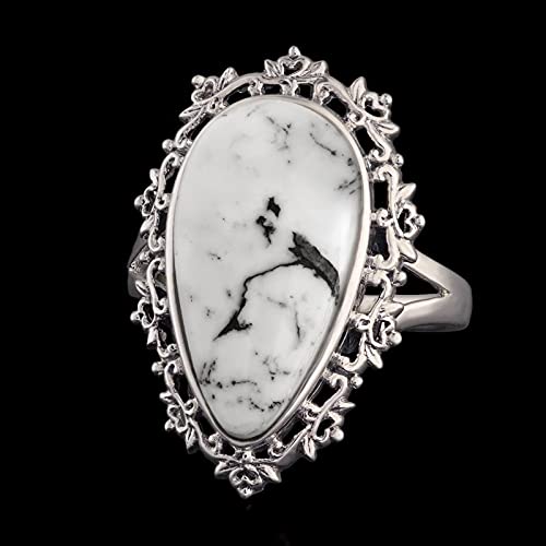 Stauer - Women's White Buffalo Ring