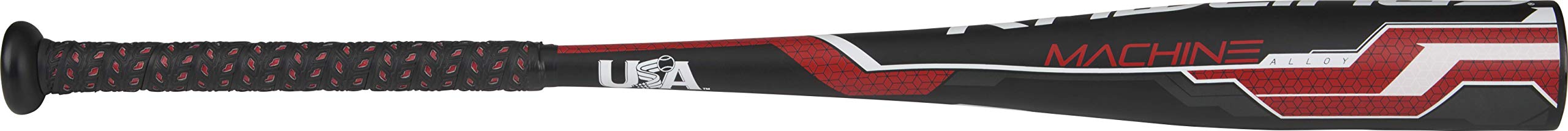 Rawlings Machine USA Youth Baseball Bat, 29 inch (-8), Black, Model Number: MODUS8MC8-29/21