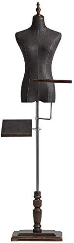 ROLTIN Female Sewing Tailors Dummy Dressmakers Dummies Tailors Dummy Display Professional Female Bust with Shoe Rack Pants Rack Female Mannequin (C)
