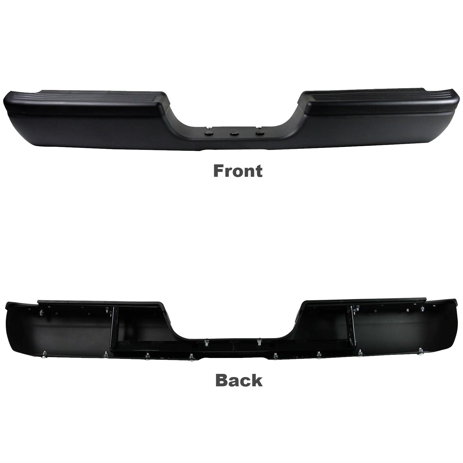 Rear Step Bumper Assembly Compatible with 1994-2001 Dodge Ram 1500,Rear Step Bumper Fit for 1994-2002 Dodge Ram 2500 3500