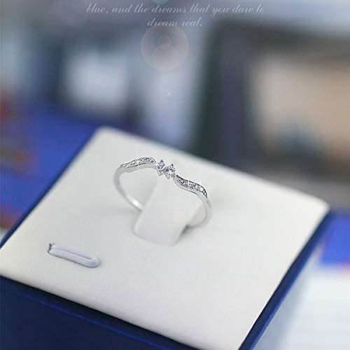 Thin Micro Pave CZ Band Ring 925 Sterling Silver Tiny Diamonds Wedding Engagement Promise Stackable Eternity Willow Leaf Binary Star Diamond Ring (10)