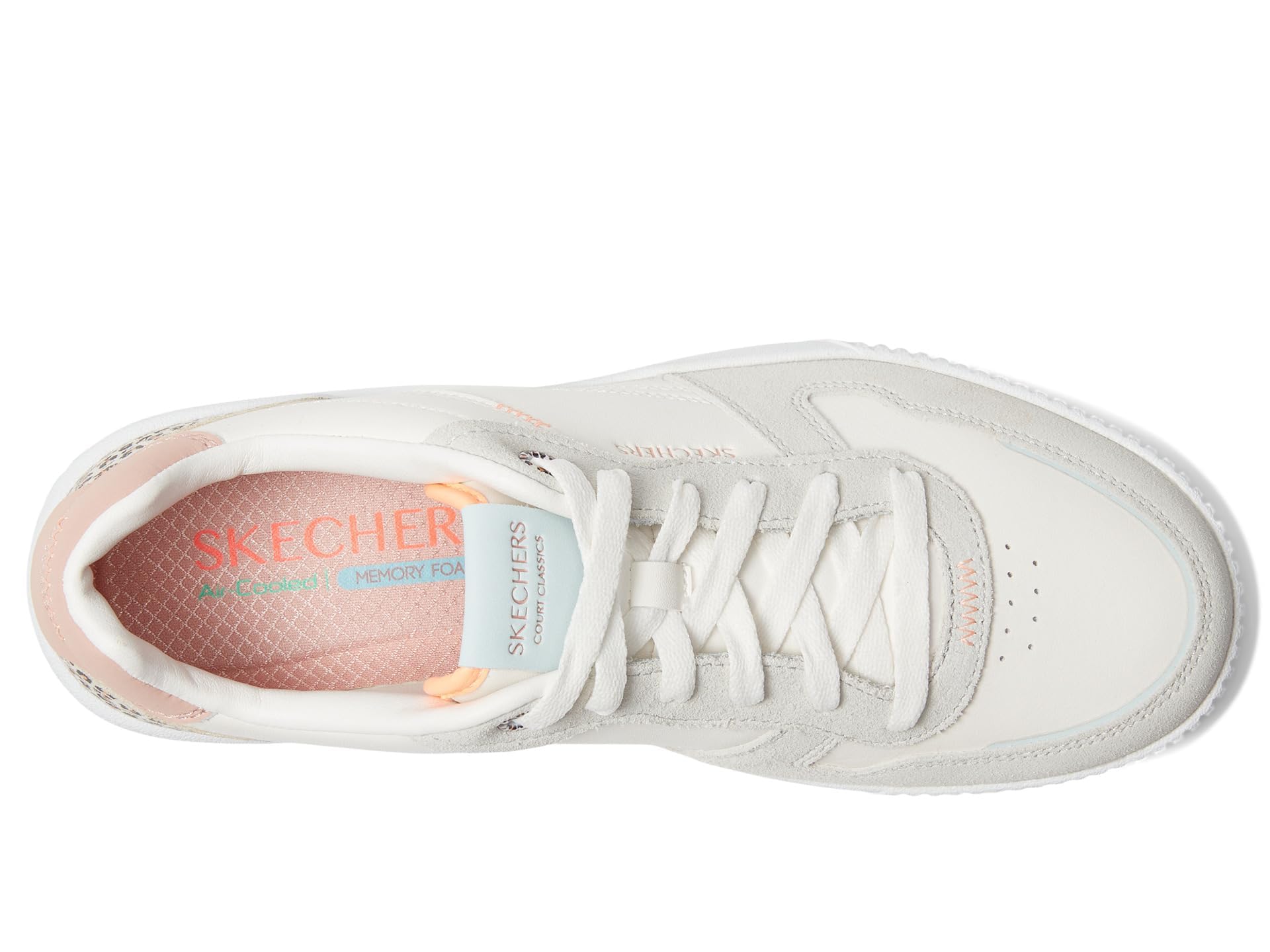 Skechers Women's Jade-Feline Instinct Sneaker, Natural/Mulit, 9.5