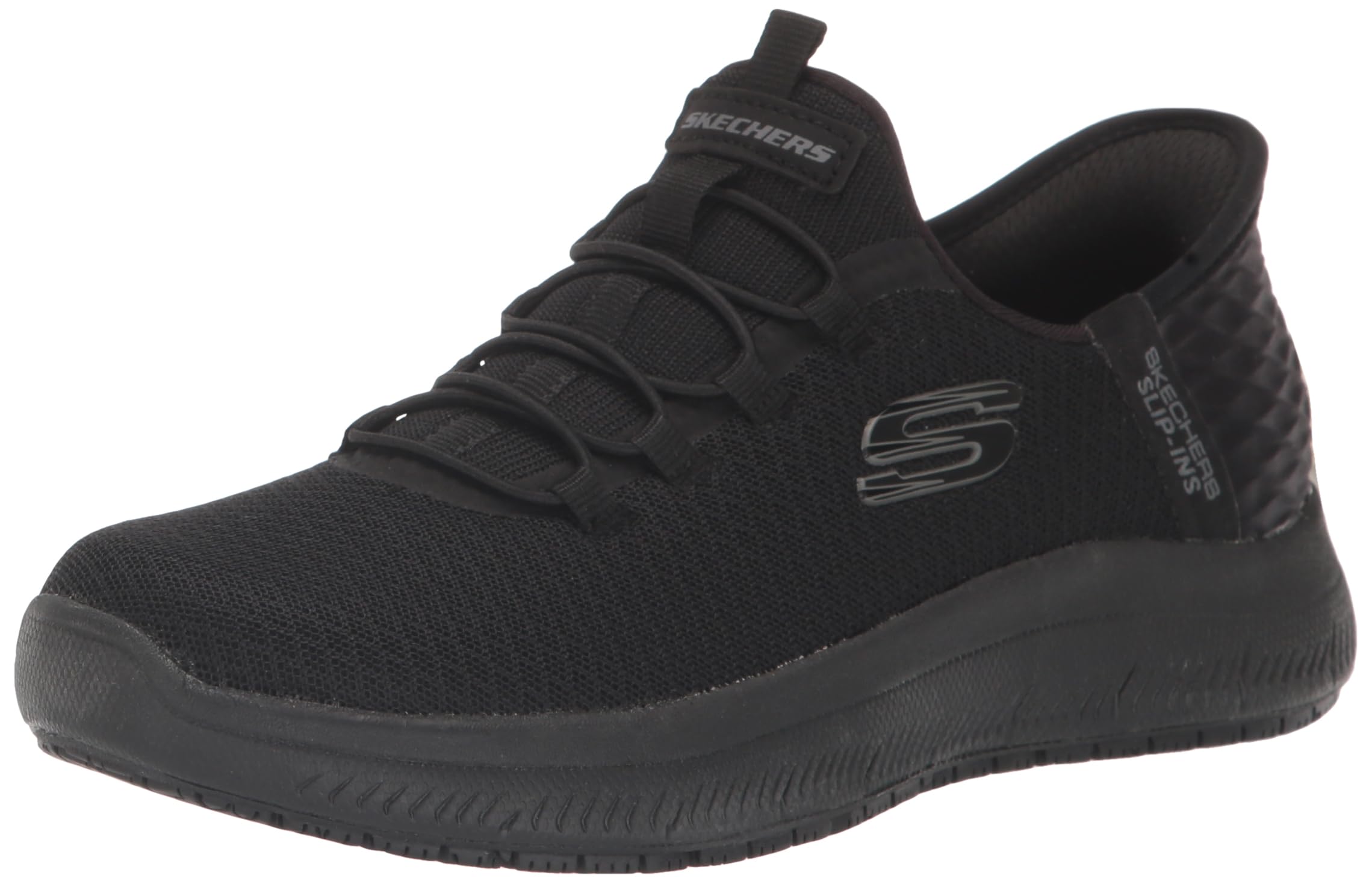 Skechers Women's Slip-ins Work: Summits SR - Enslee, Black/Black, Size 10