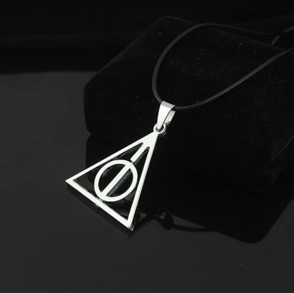 UTTER Potter Jewelry Deathly Hallows Pendant Necklace for Women Men and kids