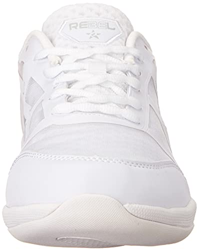 Rebel Athletic Ruthless Cheer Shoe, White, Size 8