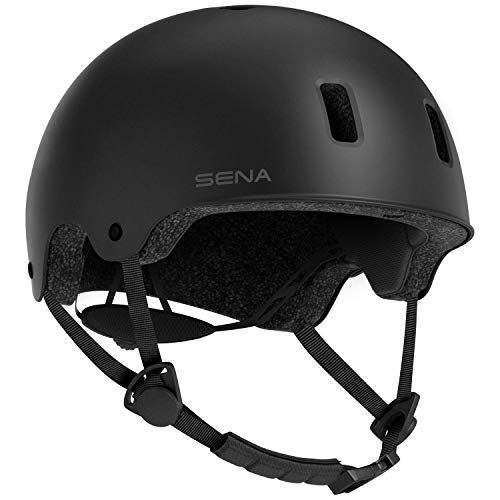 Sena Rumba Multi-Sport E-Bike Bluetooth Helmet (Matte Black, Medium)