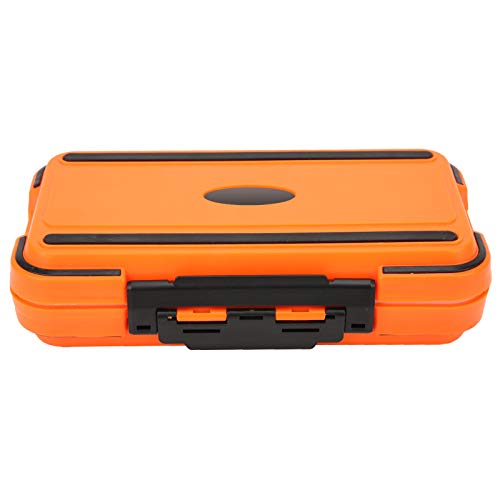 Yeuipea Fishing Lure Box, Waterproof Lure Box Double‑Sided Fishing Hook Tool Storage Box Multifunctional Accessory