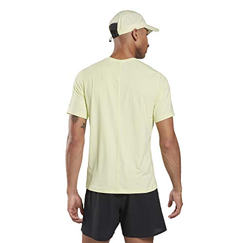 Reebok One Series Running Short Sleeve Tee, Lemon Glow, L