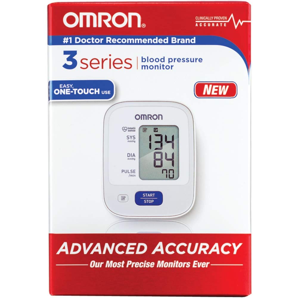 Omon Bp710 Automatic Blood Pressure Monitor, White