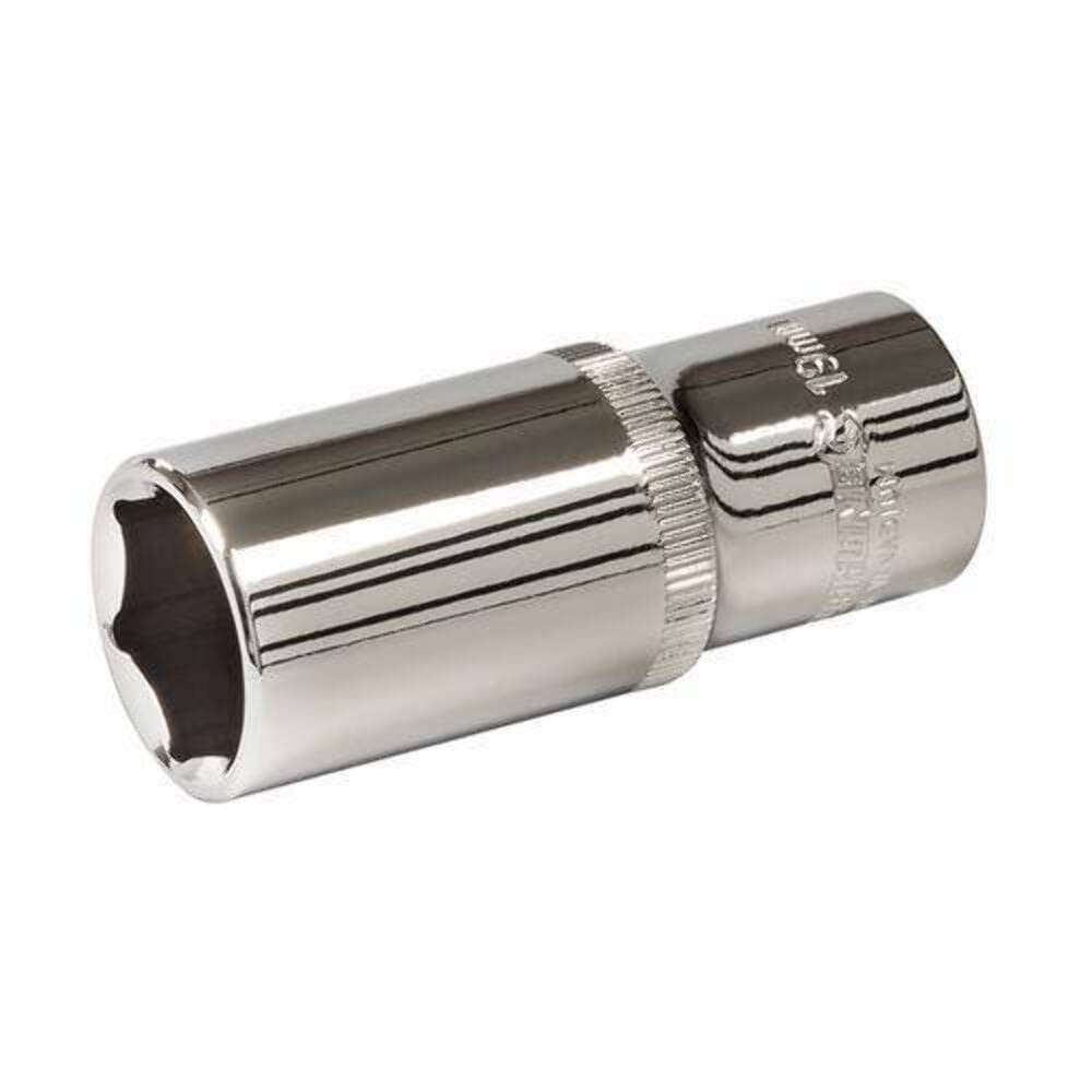 Silverline Tools 634269 Deep Socket Drive 6 Point Metric, Silver, 3/8-Inches