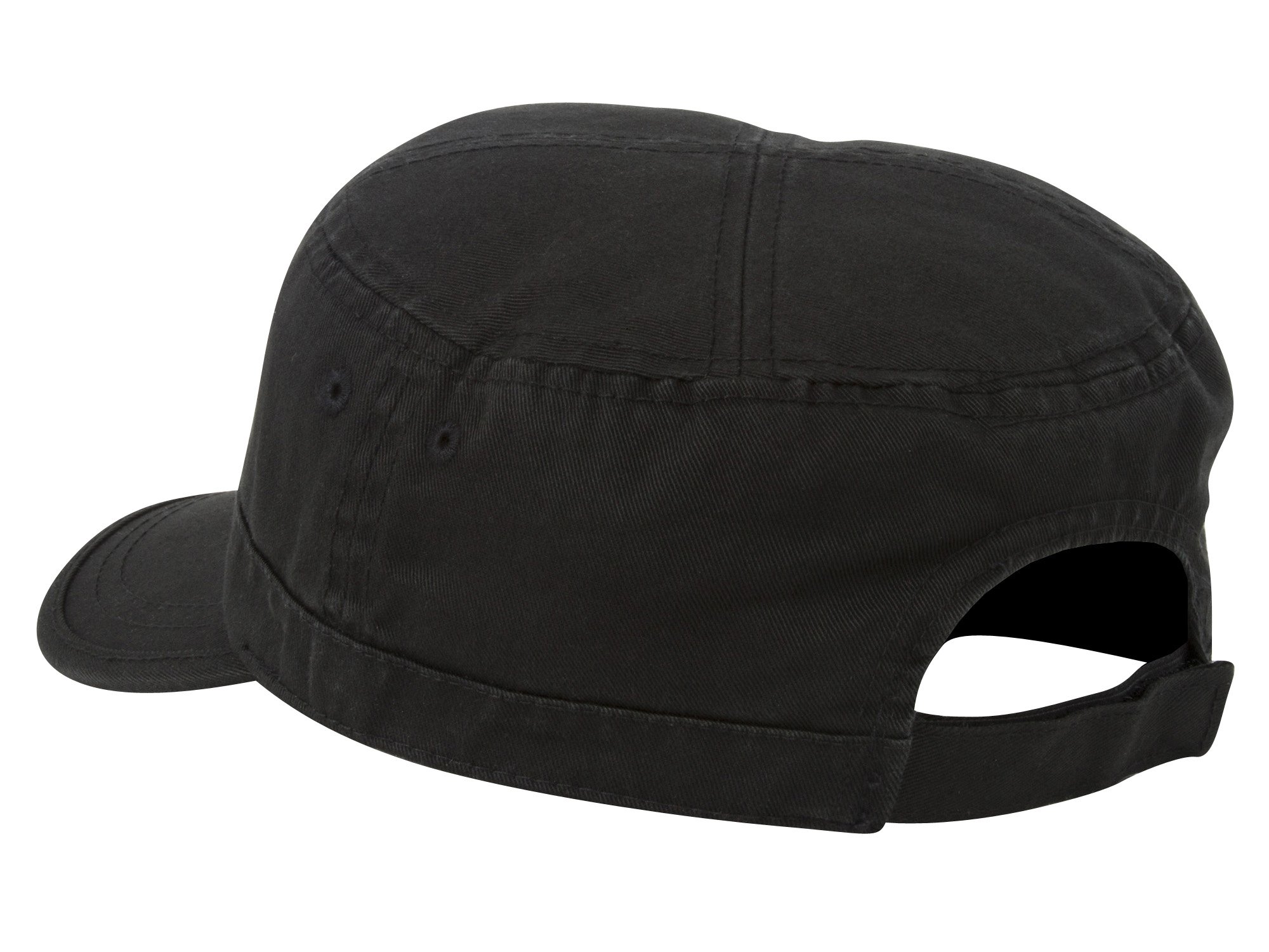 New Army Cadet Adjustable Hat w/Red Star - Black