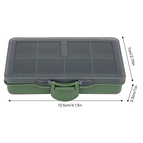 WESE Tackle Storage Box, Bait Storage Case 2Pcs for Fishing Tackle Accessories(8 Cells)