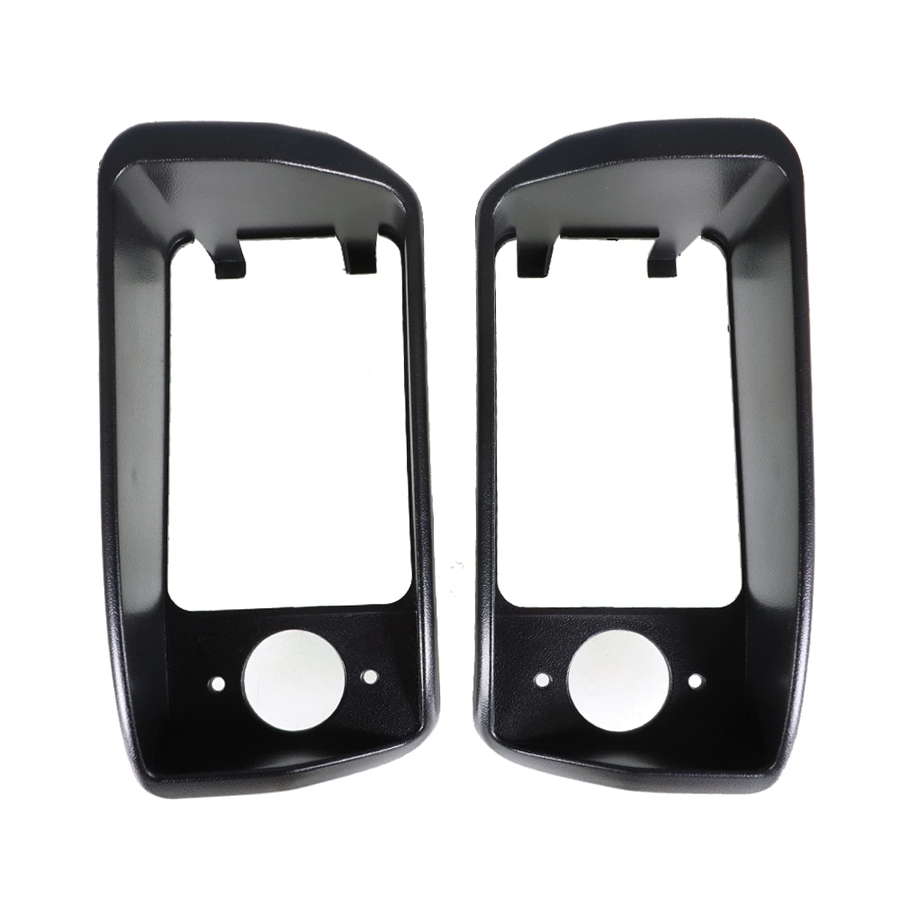 WFLNHB Black Headlight Bezels Passenger Driver 1016880+Pass 1016879 Replacement for Club Car Golf Cart DS 1993+