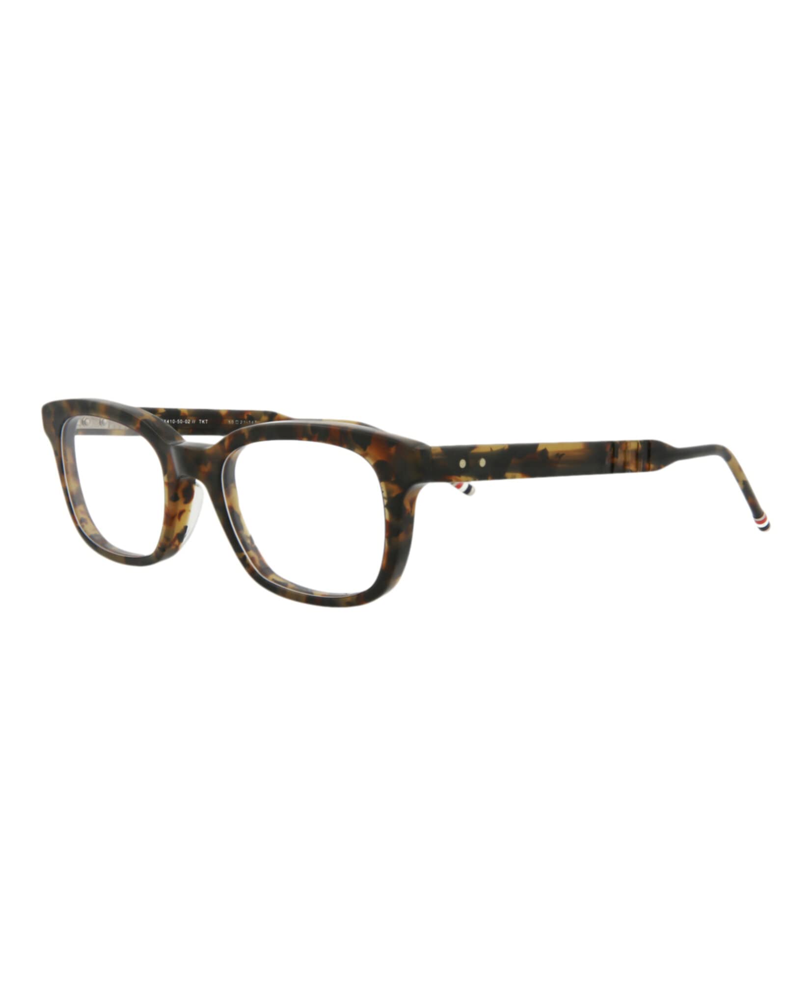 THOM BROWNE TBX410-50-02 Eyeglass Frame Tokyo Tortoise w/Demo Lens 50mm