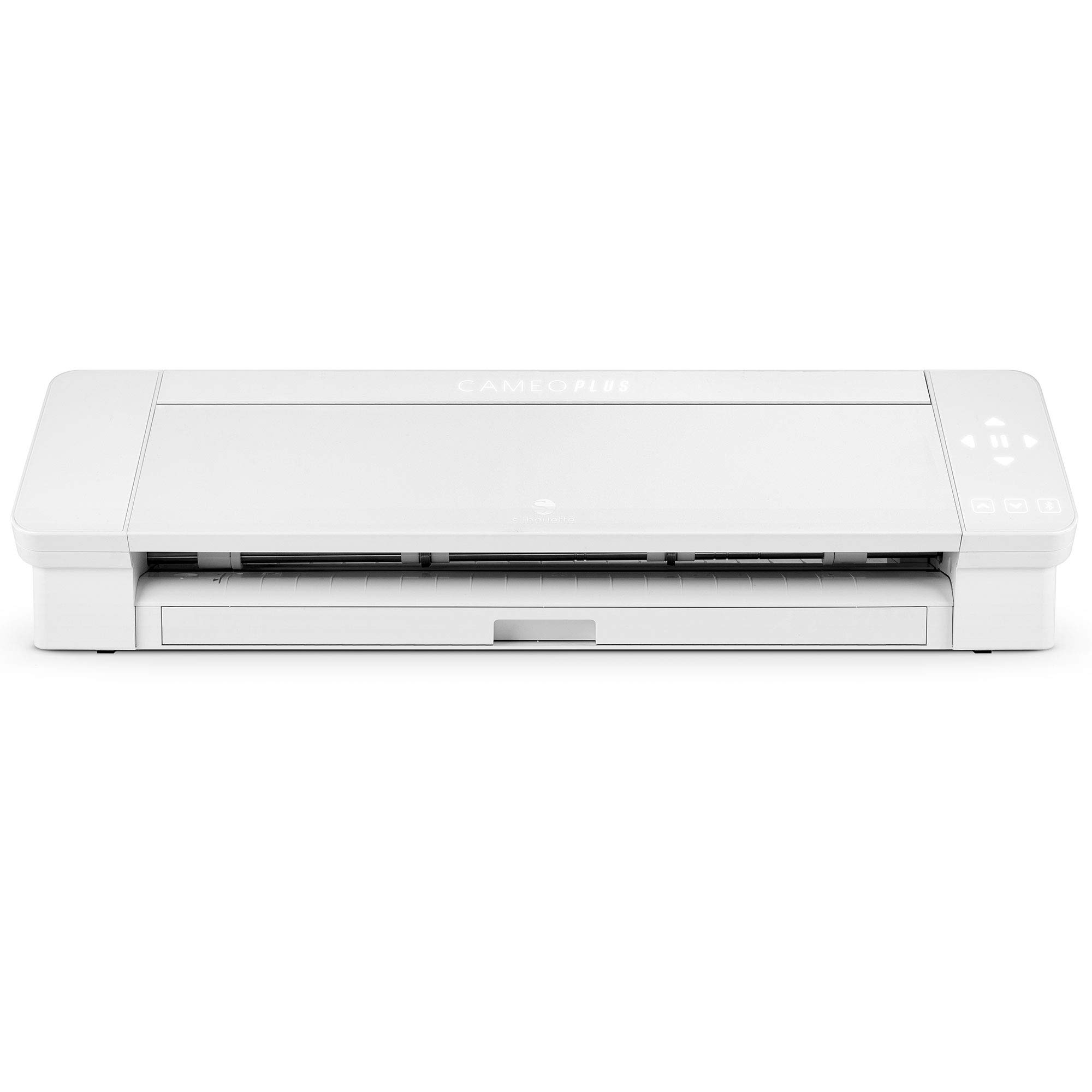 Silhouette Cameo 4 Plus Bundle with 2 Autoblades, 3 Different Cutting mats, CC Vinyl Tool Kit, 100 Designs, and Access to Ebooks, Classes and More