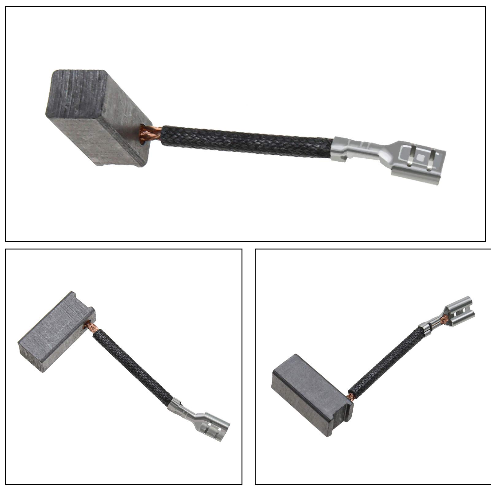 SING F LTD 1617014142 Carbon Brushes 15% Copper Powder Compatible with Bosch Rotary Hammer Drill Power Tools 18.2x7.8x7mm Pack of 4