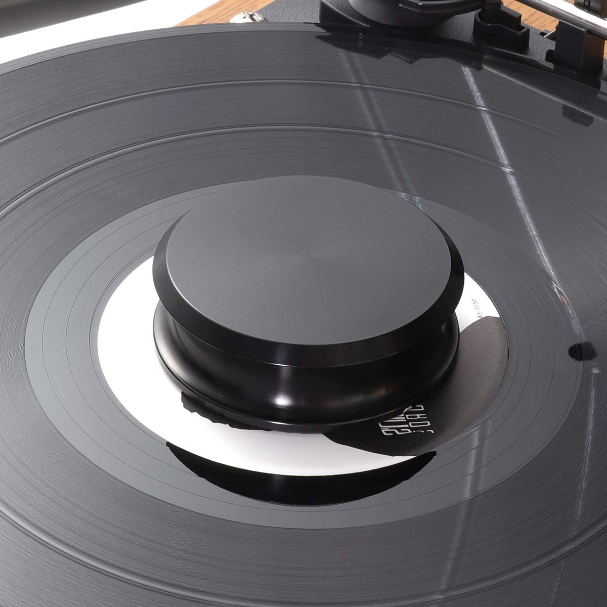 Record Weight Stabilizer by FEMELI,Turntable Weight Clamps-Low Profile to Fits Under Dust Cover of Turntable Vinyl Disc LP Record Player (Black)