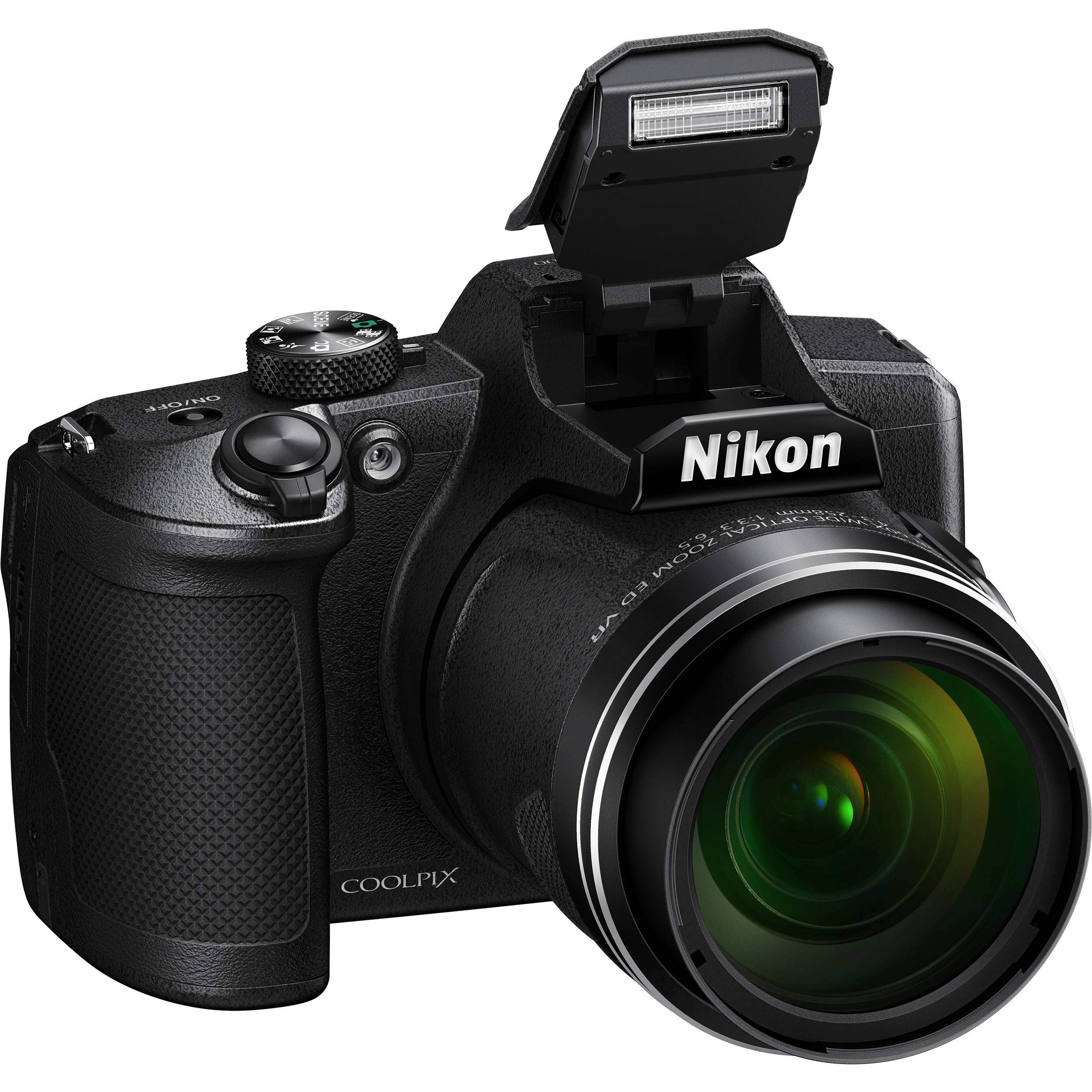 Nikon COOLPIX B600 Digital Camera (Black) with Starter Accessory Bundle – Includes: SanDisk Ultra 64GB SDXC Memory Card + Carrying Case (Medium) + Micro HDMI to HDMI Cable (A-D) + More (Renewed)