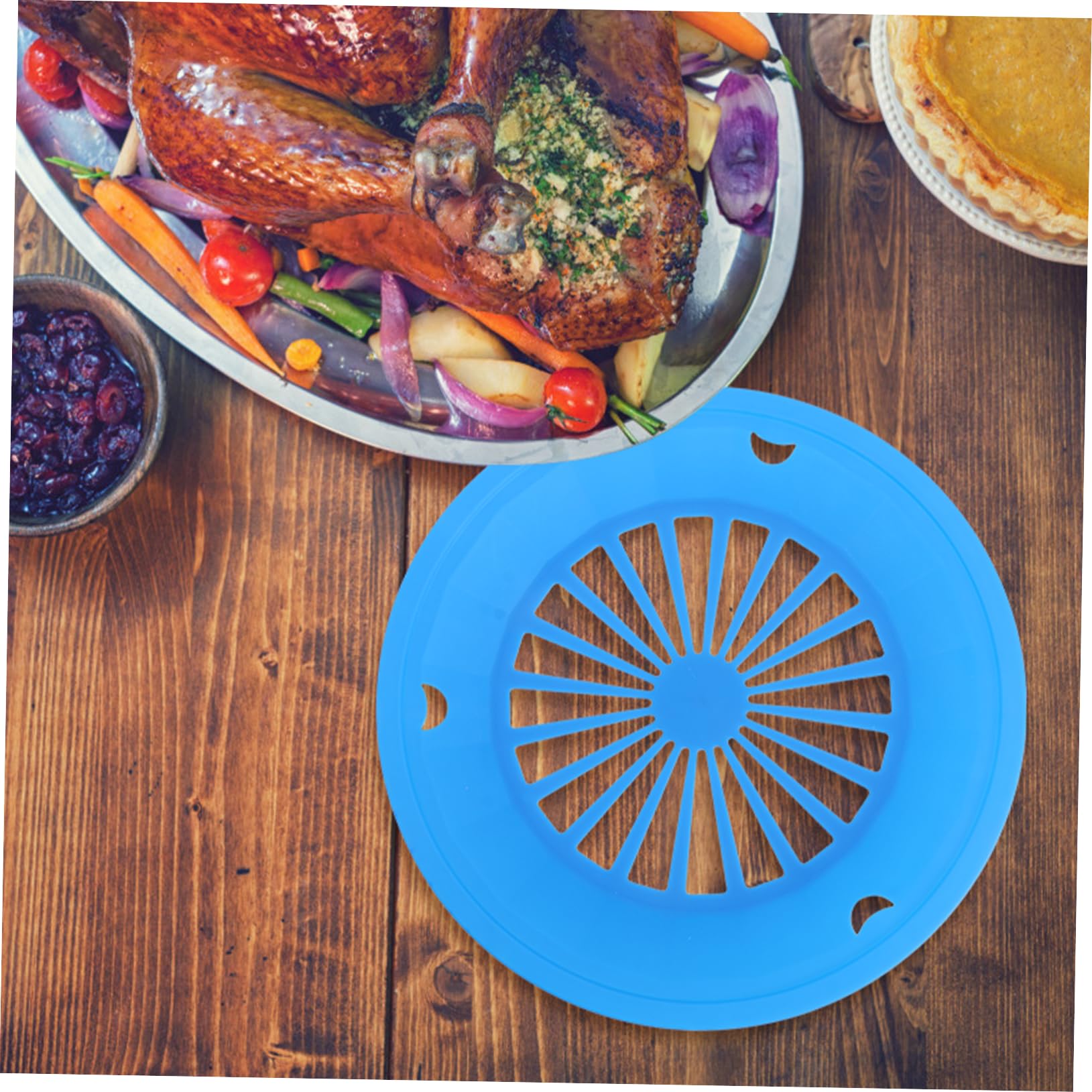 SOLUSTRE 20 Pcs Grill Plate Reusable Barbecue Trays Paper Plate Holders Small Paper Plates Plate Holders for Dinner Plates Food Plastic Dishes Disposable Picnic Supplies Dish Rack re-usable