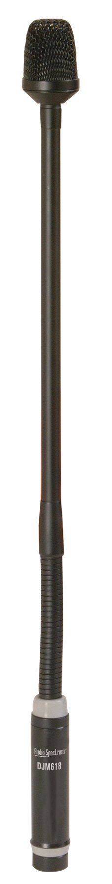 On-Stage DJM618 Professional XLR Gooseneck Microphone,Black
