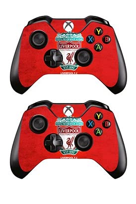 REYTID Console Skin/Sticker + 2 x Controller Decals & Kinect Wrap Compatible with Microsoft Xbox One - Full Set - Liverpool