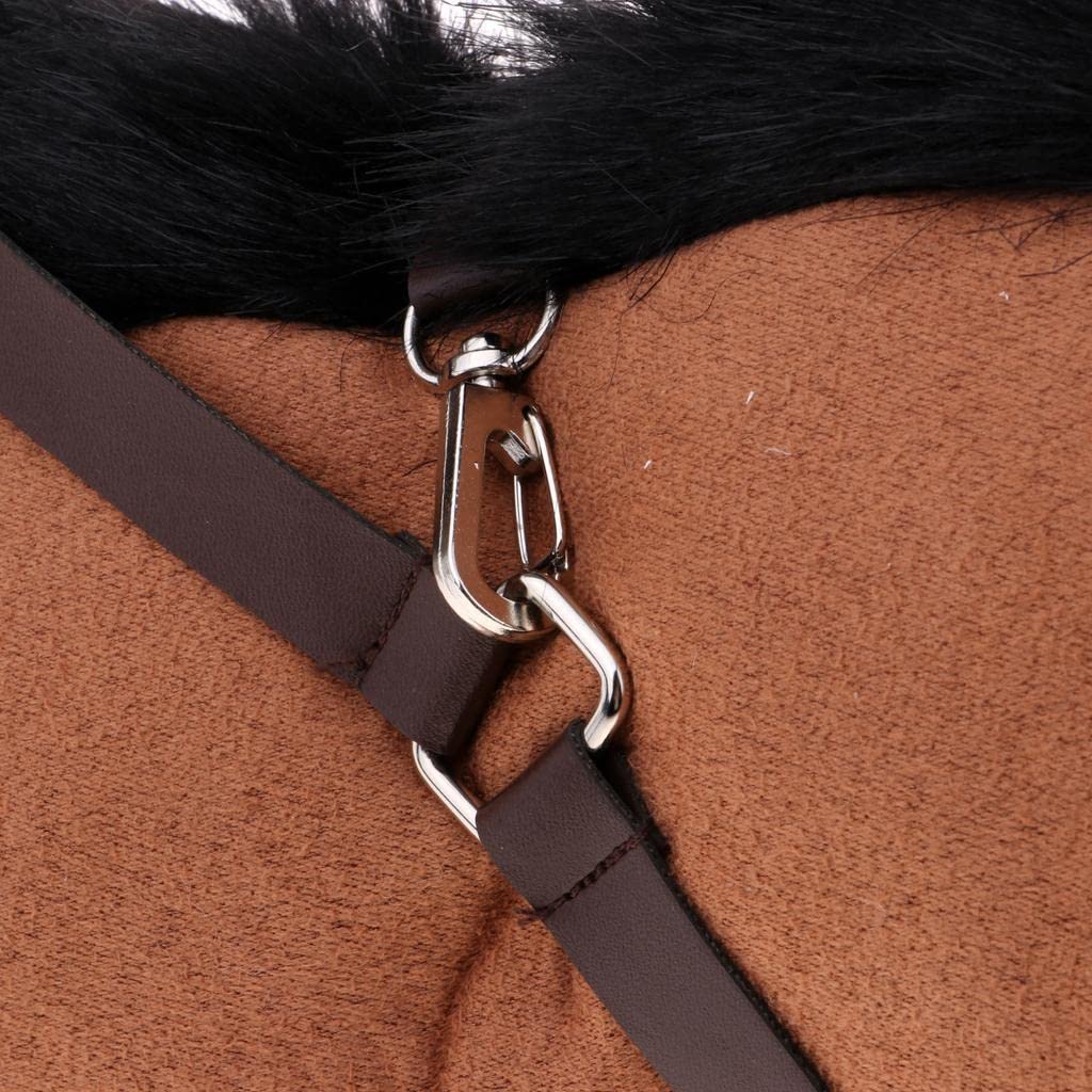 shamjina Cuddly Horse Golf Racket Hood Racket Headcover Golf Club Hood Brown