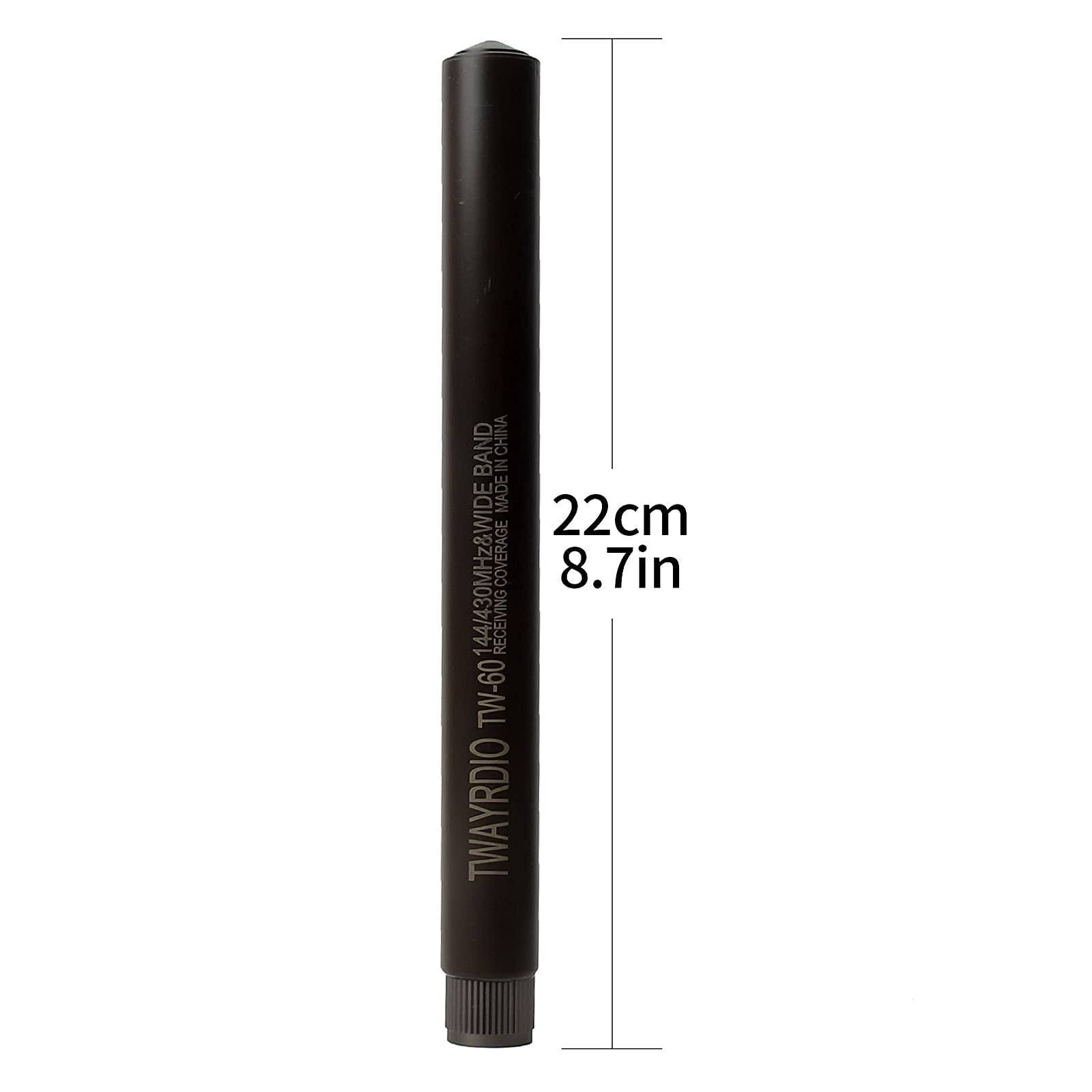 TWAYRDIO Amateur Mobile Antenna Dual Band VHF UHF 136-174MHz 400-470MHz PL259 Stubby Mobile Base Antenna