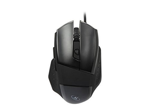 Rosewill LED Lighting Wired USB Gaming Mouse, Gaming Mice for Computer/PC/Laptop/Mac Book with 4000 DPI Optical Gaming Sensor and Ergonomic Design with 6 Buttons for Big Hand User(ION D10)