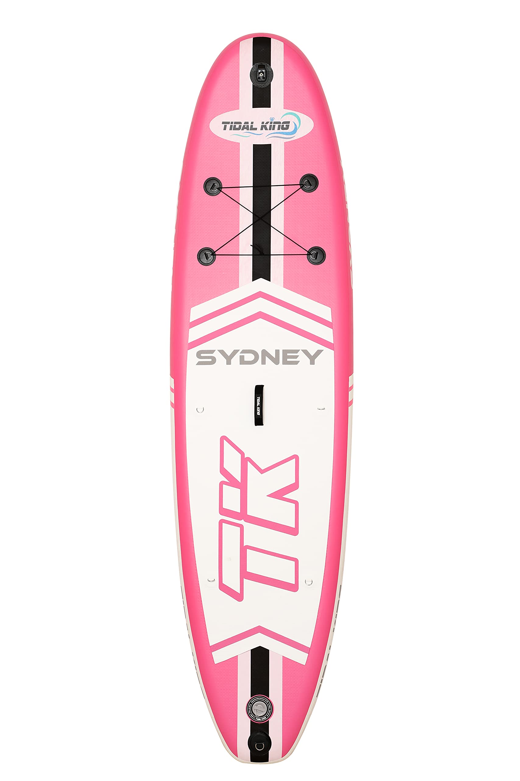 Tidal King Sydney 10' x 31" x 6" ISUP & Kayak Options Stand Up Paddle Board Ideal for Beginners - Paddle, Backpack, Pump, Leash, Phone Case & 2 Year Warranty (Pink SUP/Kayak)