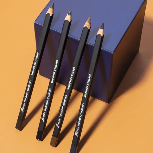 Sorme Treatment Cosmetics Smearproof Eyeliner 0.16oz | Long Lasting Black Waterproof Eyeliner Pencil | Smudge-Proof Waterline Eyeliner | Cruelty-Free and Gentle Pencil Eyeliner