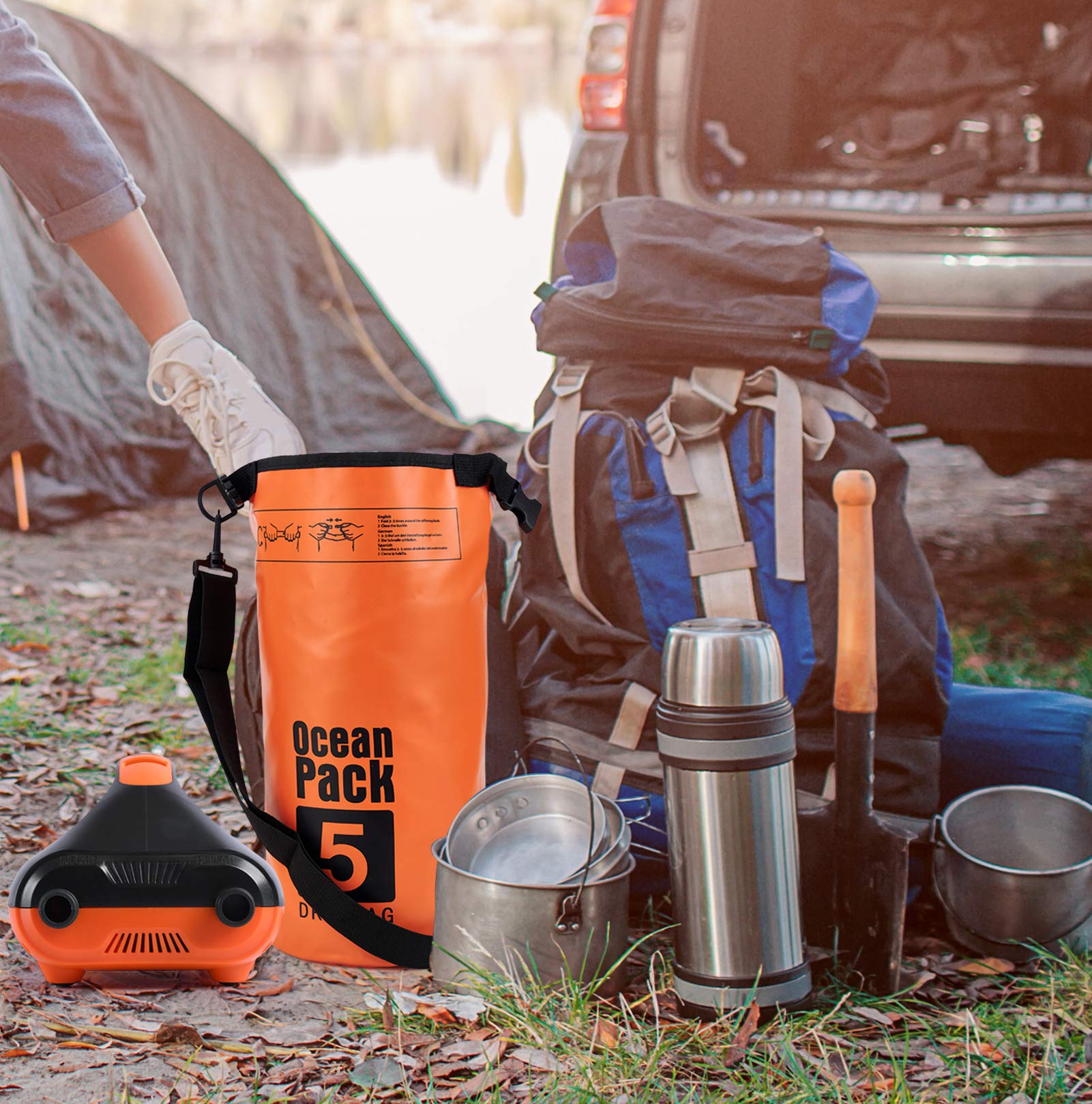 SUP Air Pump Portable, Digital Smart Inflation & Deflation Dual-Use High-Pressure sup inflator Pump, Sup Pump for Paddle Board, Inflatable Tent, Boats, Pool