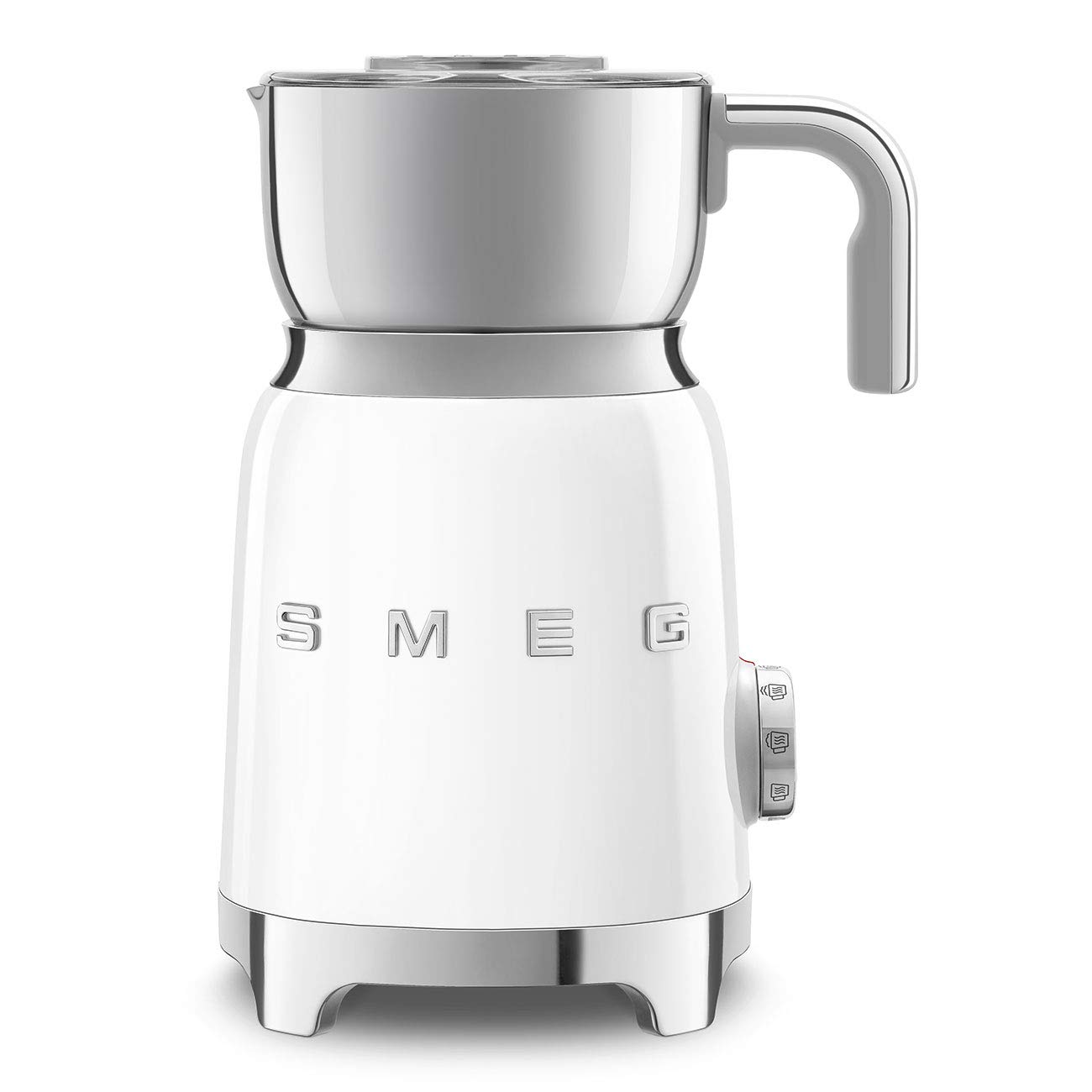 Smeg 50's Retro Style Aesthetic Milk Frother, White