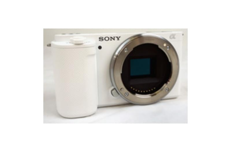 Sony ILCZVE10/W Alpha ZV-E10 Vlog Camera - 24.2 megapixel - Mirrorless - BIONZ X - APS-C - Exmor CMOS - 100-32000 ISO - 51200 Extended ISO - 4K Video Support - 3840 x 2160 Video (Renewed)
