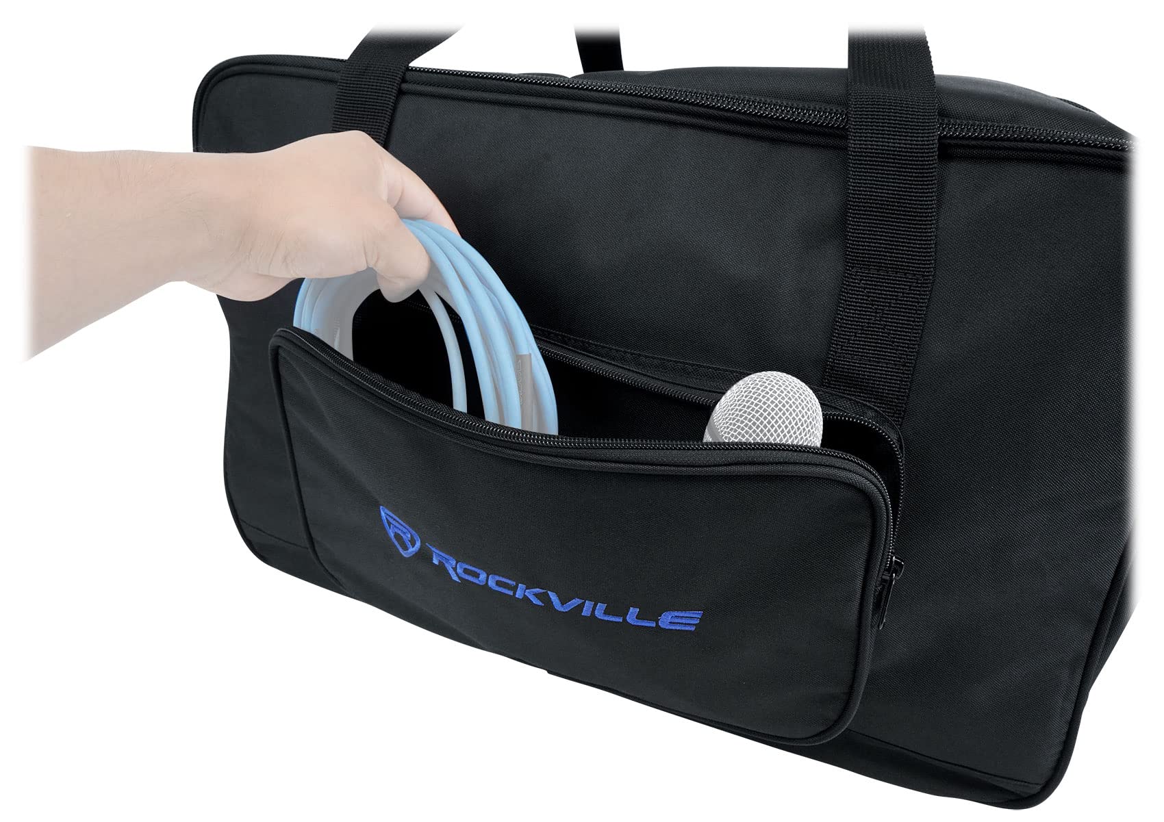 Rockville TB10 Padded Speaker Bag Carry Case For 10" DJ PA Speakers+Stand