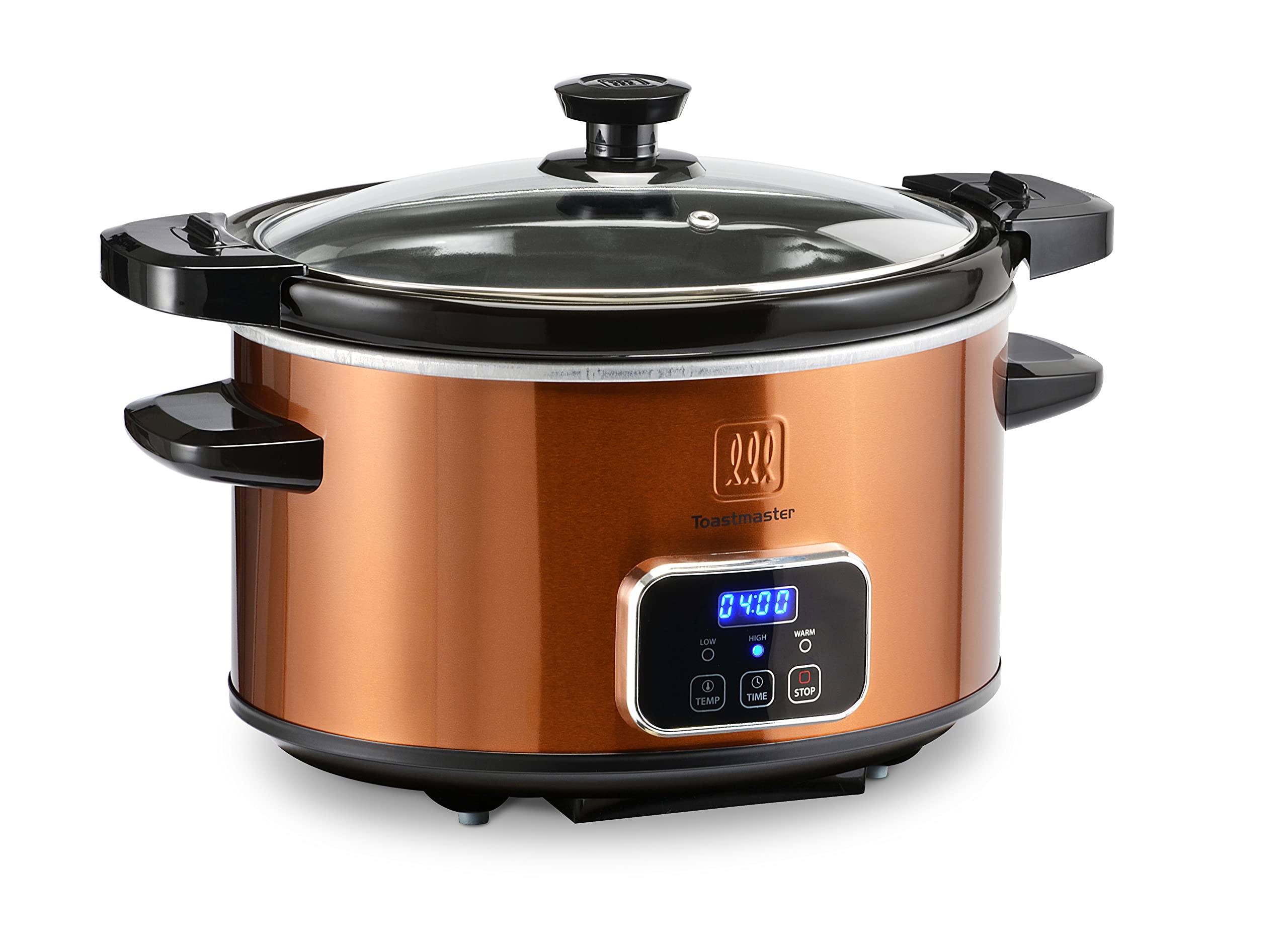 Toastmaster 4-Quart Digital Slow Cooker with Locking Lid (Graphite)