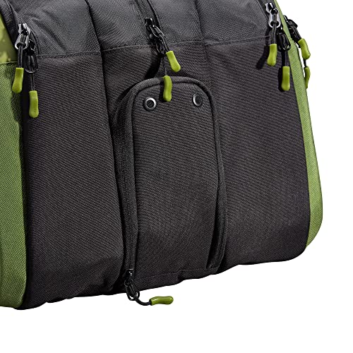 WILSON Blade V8 Super Tour Tennis Racket Bag - Green/Black, Holds up to 15 Rackets