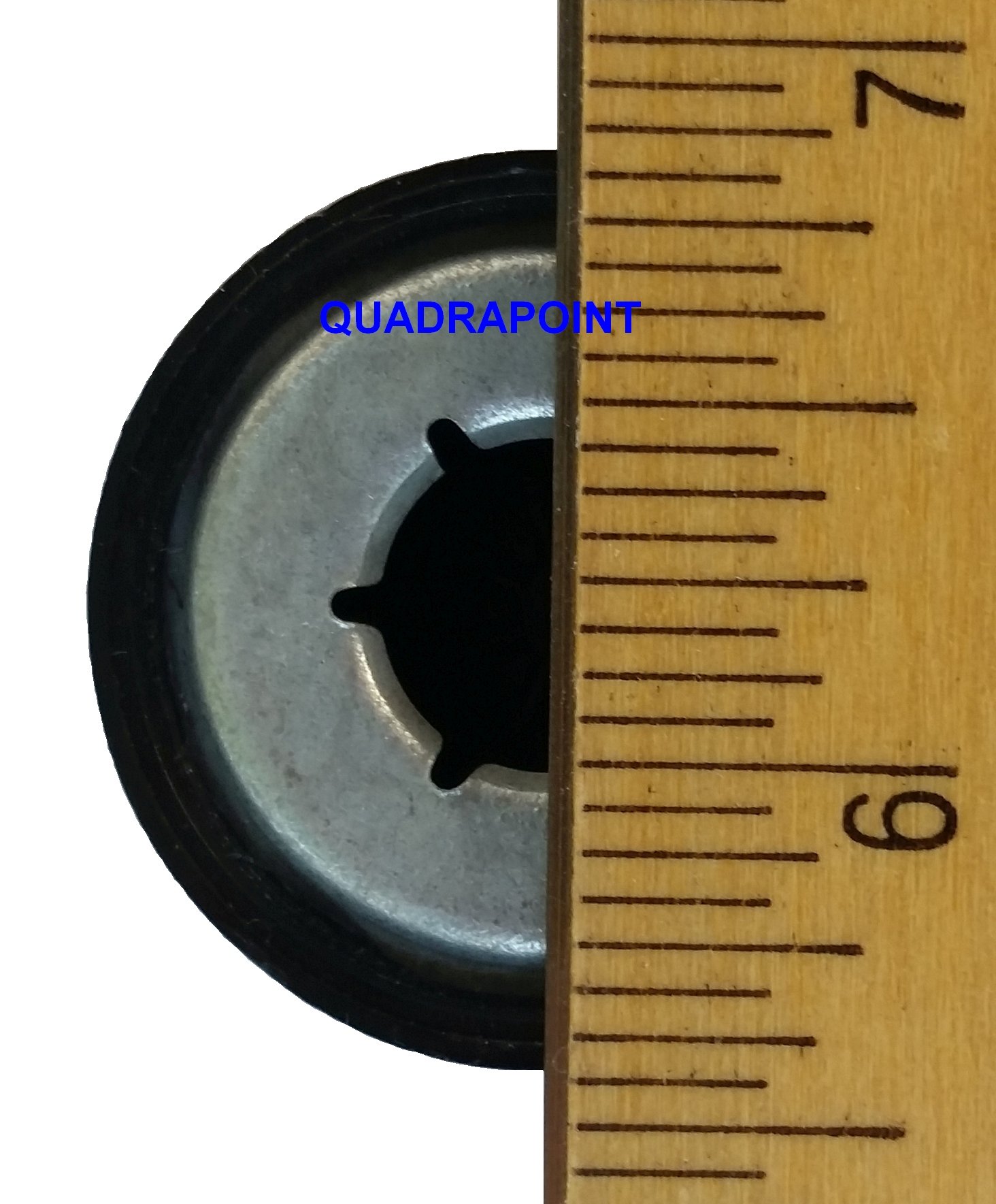 Quadrapoint Hub Cap Replacement compatible with Popular Red Wagon Brand, Steel & Wood Wagons 1/2" NEW BLACK (NOT for Plastic or Folding or little wagons model W5, please read product description)