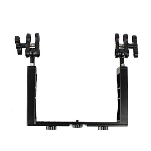 Sturdy Durable Aluminum Diving Underwater Tray Kit with Butterfly Clip Float Arm Handle Grip Gimbal Stabilizer for Gopro EKEN Action SLR Camera Accessories Convenient Practical