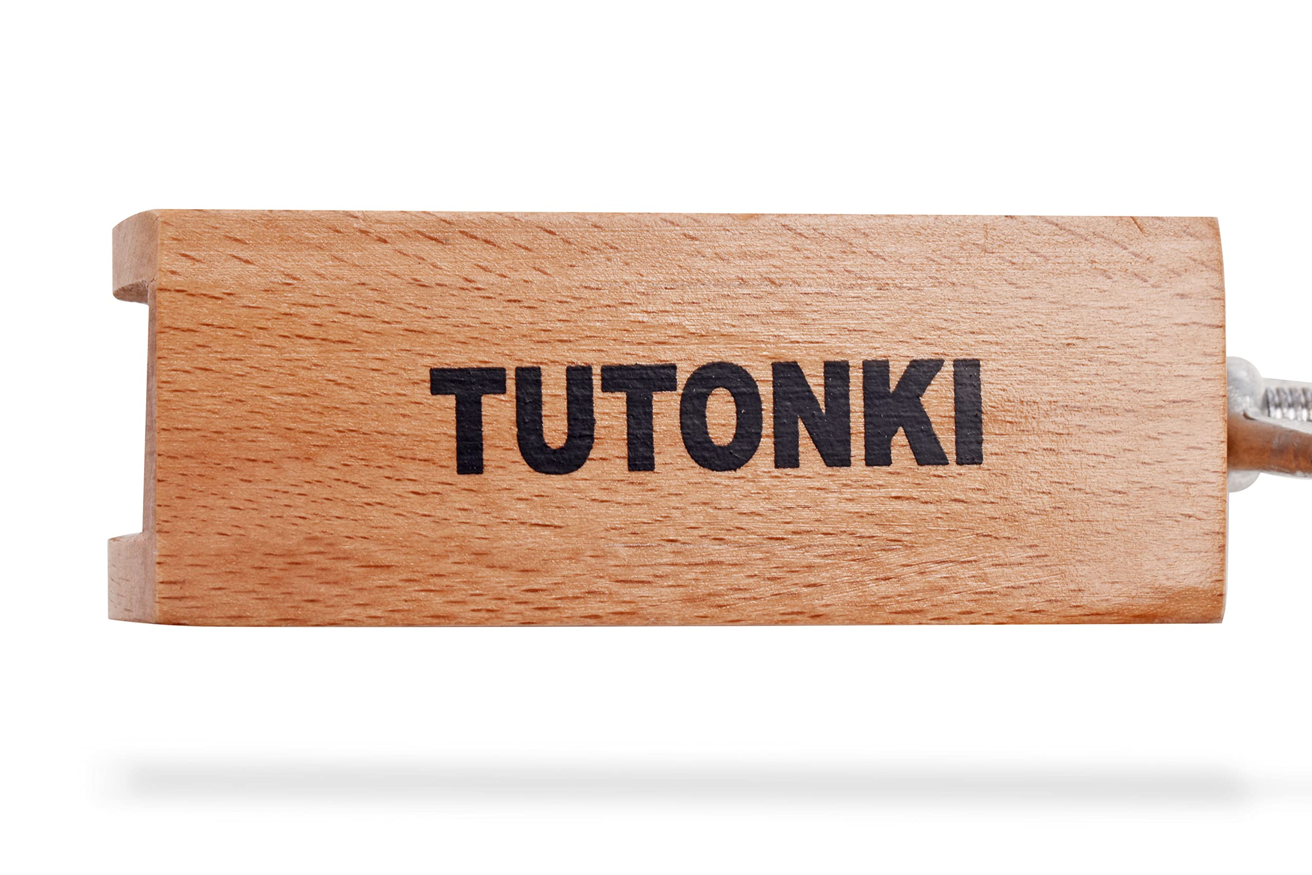 Tutonki Vibraslap - Percussion Instrument - Rotate the Sound Chamber and the Sound will Vary - Produces "Jawbone" Sound Effect - Complete with Mesh Cloth Storage Bag