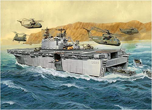 Revell RV05170 Assault Ship USS Tarawa LHA-1 Plastic Model kit, 1:720