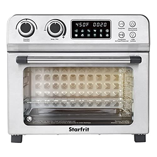 Starfrit Air Fryer Toaster Oven, Silver, Standard
