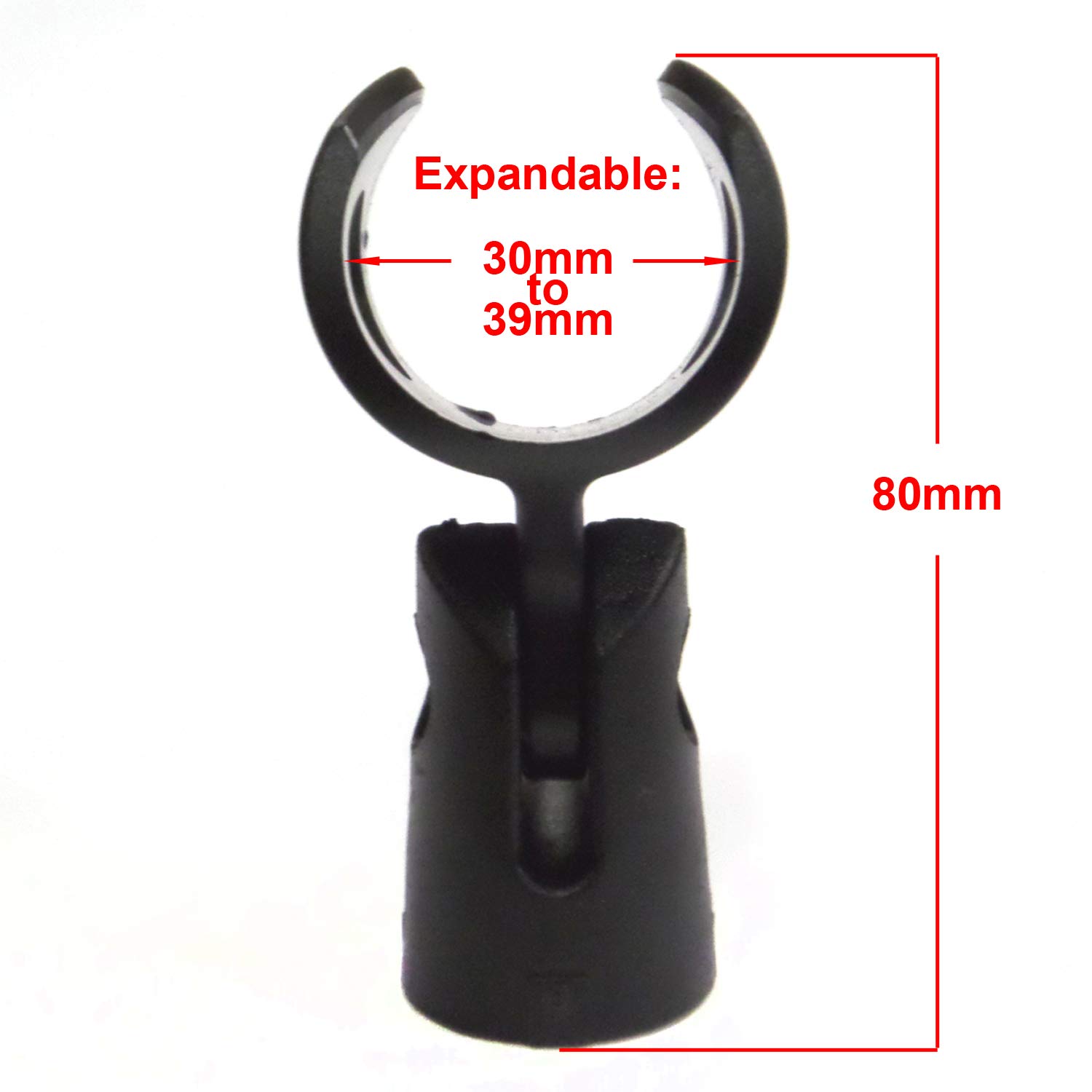 Performance Plus MH3W Wireless Rubber Large Barrel Flexible Mic Holder, 5.1, 1 Pack