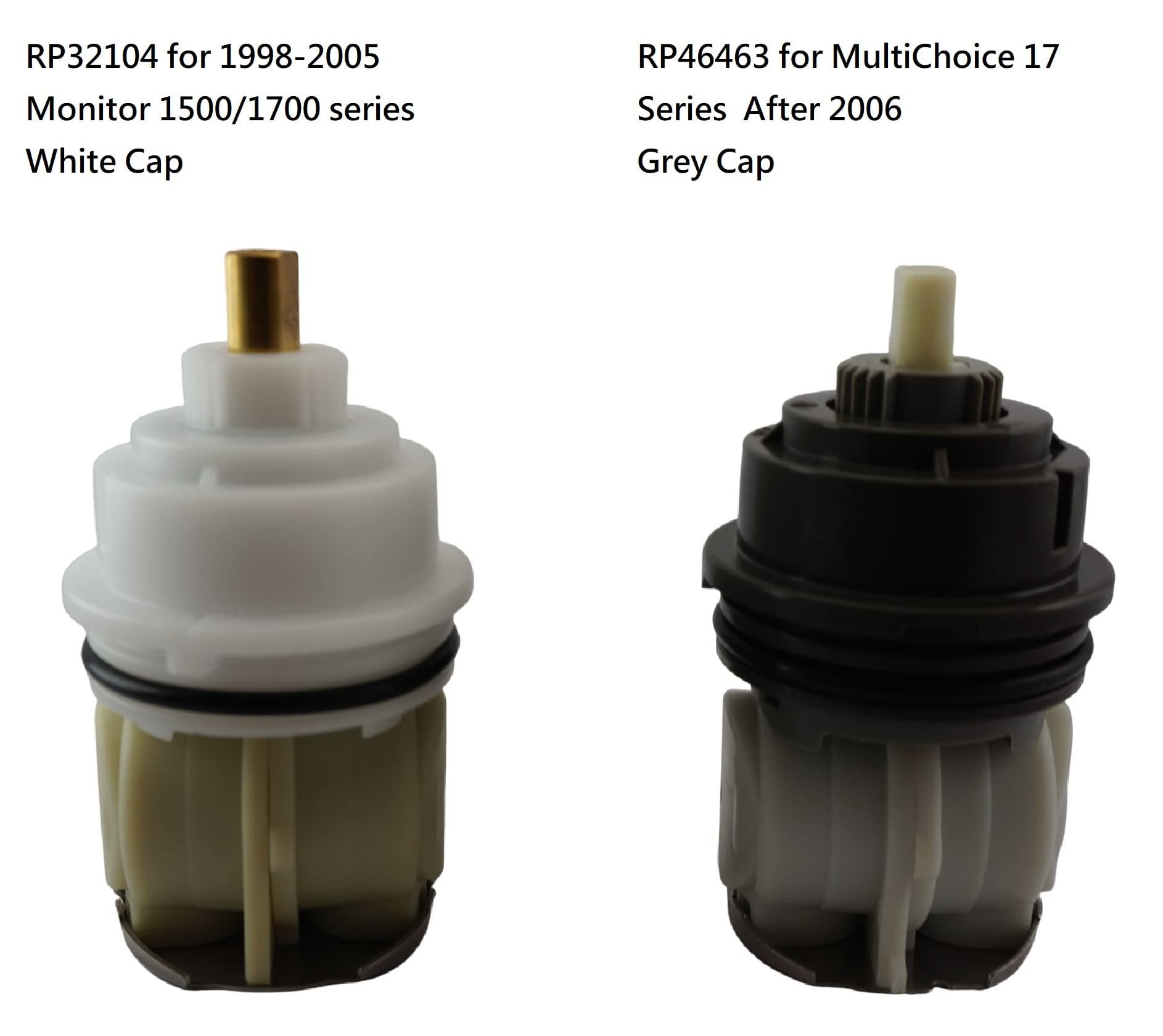 RP46073 Cartridge Adapter Replacement fits RP46463 cartridge for Delta MultiChoice 17 Series Shower Faucet Valve