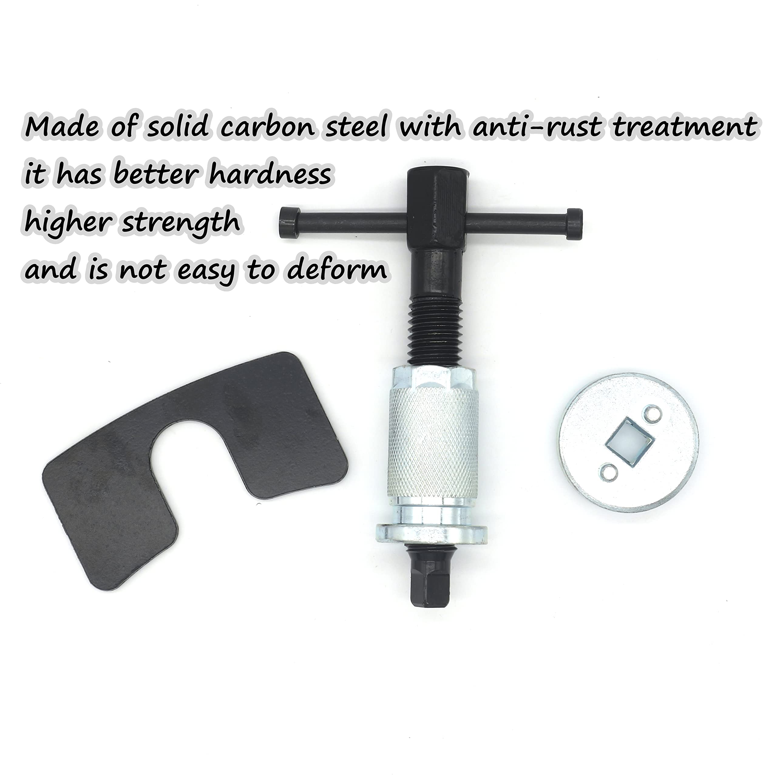 SXJZ Brake Caliper Piston Rewind Tool Wind Back Right Handed Thread Replace disc Brake Pads Set for Most Car