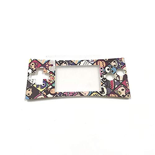 ZLiu Fire Faceplate Cover Replacement Front Shell Housing Case for Nintend Game Boy Micro for GBM