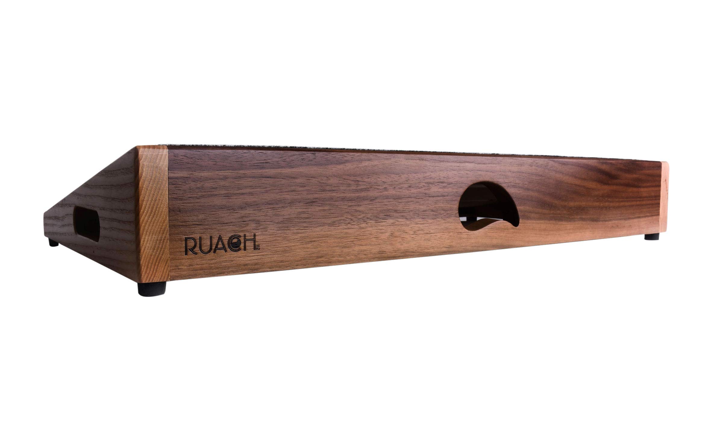 Ruach Kashmir Hardwood Pedalboard and Carry Case for Guitar Effects Pedals (Size 2.5)