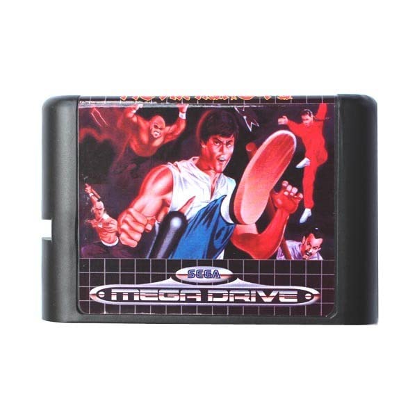 Yie Ar Kung Fu 16 Bit MD Game Card For Sega Mega Drive For Genesis (Black)