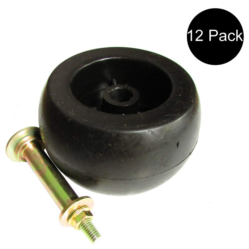 Stevens Lake Parts Twelve (12) Deck Wheel Rollers Kits Fits Toro Fits Exmark 103-3168 103-4051 1-603299 Tractors